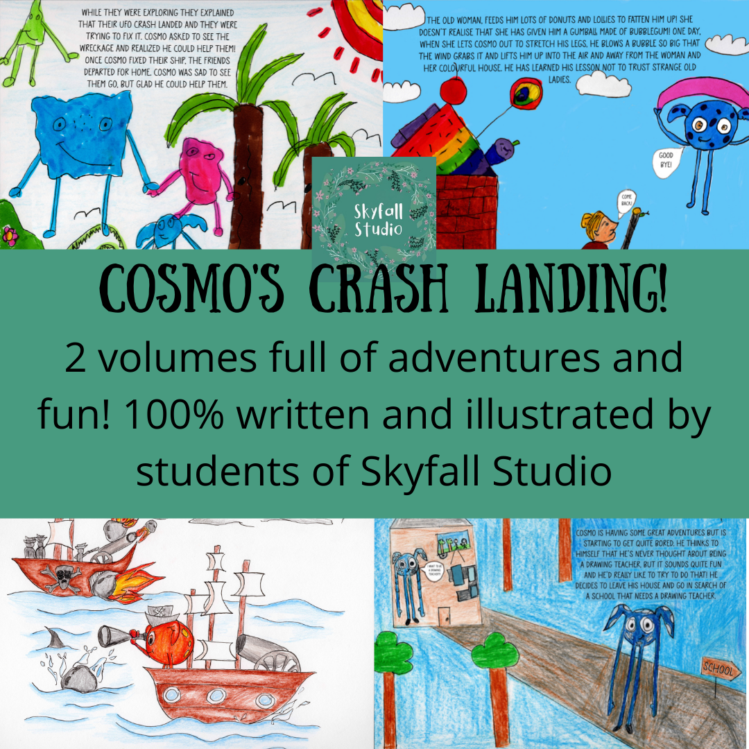 Cosmo's Crash Landing Books – Skyfall Studio