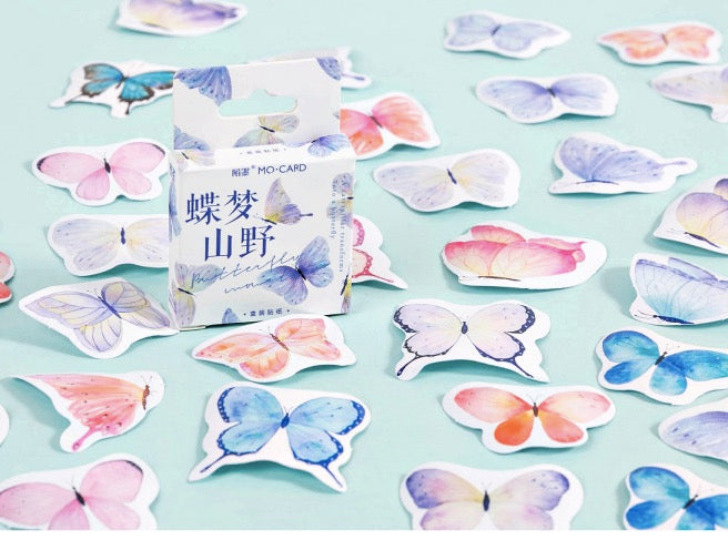 Mo•Card Paper Sticker Box- Butterflies – Skyfall Studio