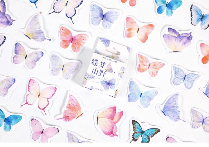 Mo•Card Paper Sticker Box- Butterflies – Skyfall Studio
