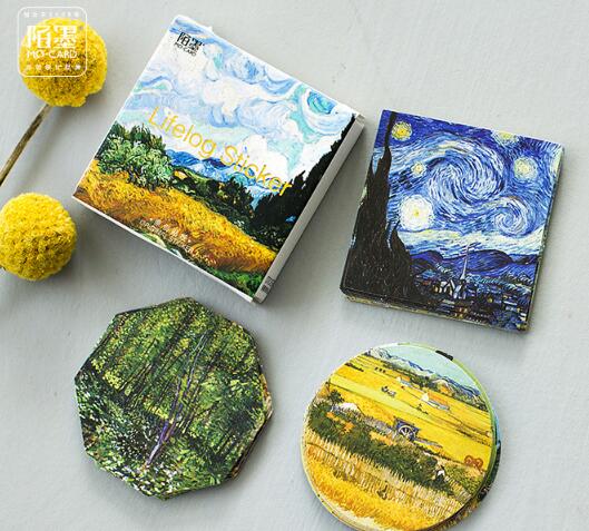 Mo•Card Paper Sticker Box- Van Gogh – Skyfall Studio